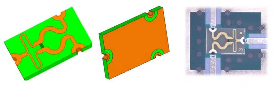 Resistive and Wilkinson Power Splitters for Space Applications